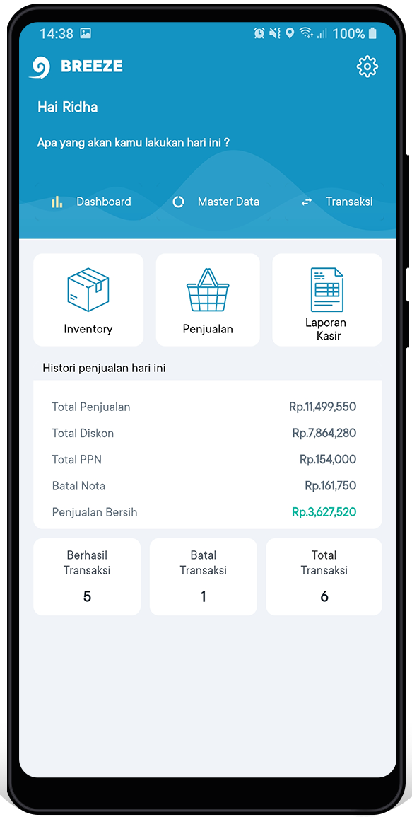 Breeze POS - Aplikasi Kasir Modern